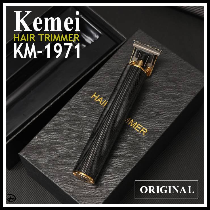 Jual KEMEI KM 1971 Hair Trimmer Pro Alat Cukur Kerik Ukir Rambut Cas Cukuran km 1974c km1971 ...