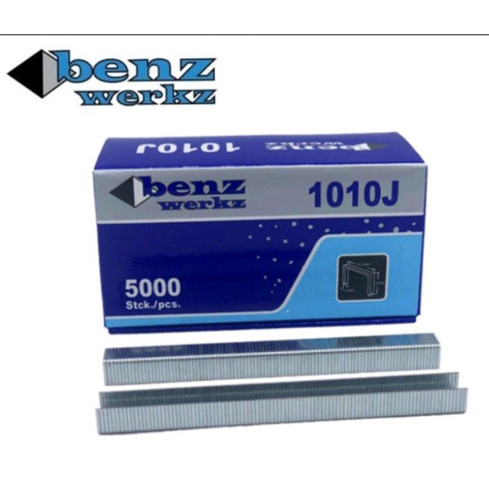 Jual BENZ ISI MESIN STAPLES PAKU TEMBAK U MATA NAILER GUN 1010J 5000 ...