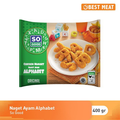 Jual Nugget Alphabet So Good 400 gr - Nugget Pilihan Anak yang Lezat ...