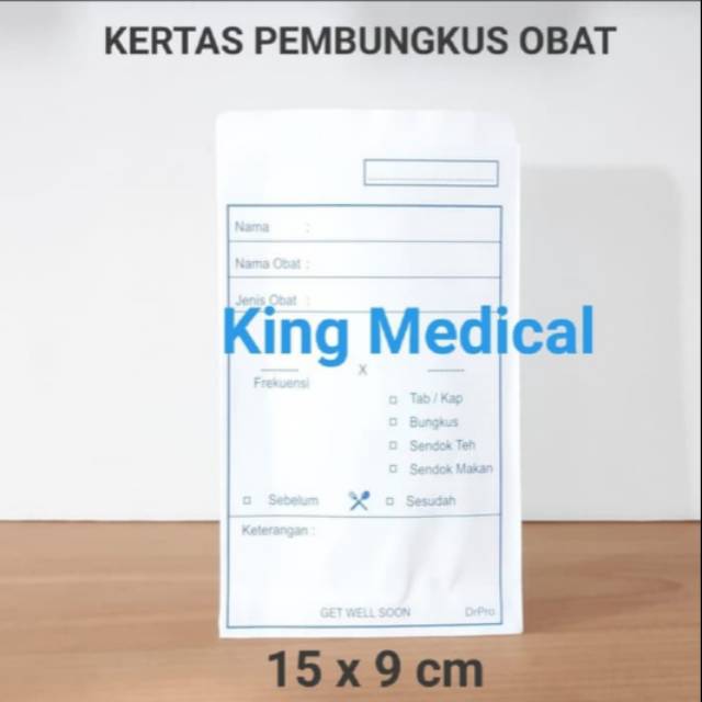 Jual Kertas Pembungkus Obat (Kapsul-Tablet) isi 100 | Shopee Indonesia