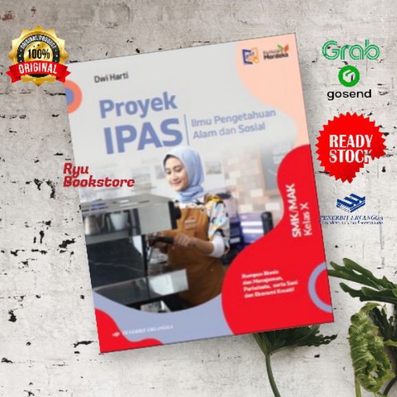 Jual Proyek IPAS SMK/MAK 1/10/X Kurikulum Merdeka - ERLANGGA | Shopee ...