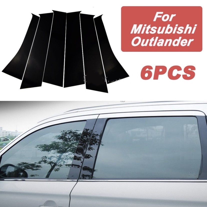 Jual Sticker Stiker Panel Pilar Garnish Mitsubishi Outlander | Shopee ...