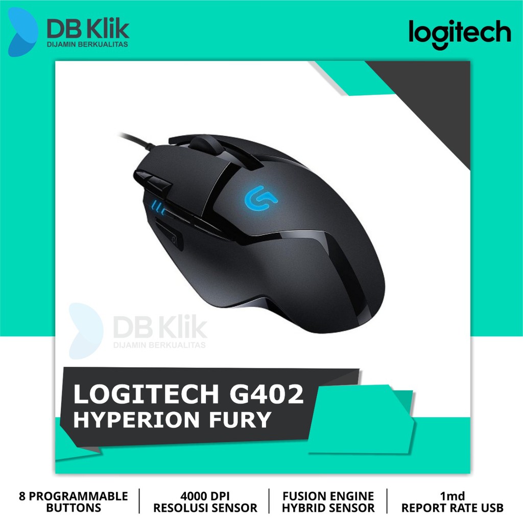 Jual Logitech G402 Hyperion Fury Gaming Mouse | Shopee Indonesia