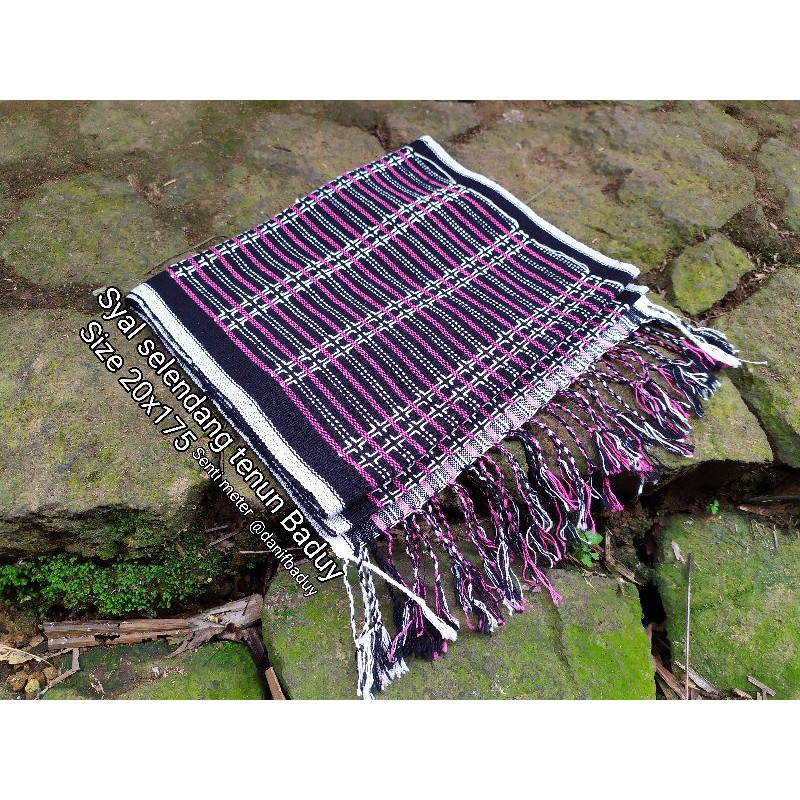 Jual Kain Baduy syal selendang ukuran 20x175 senti meter | Shopee Indonesia