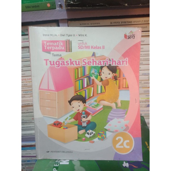 Jual buku tematik terpadu tema tugasku sehari-hari untuk SD kelas 2C ...