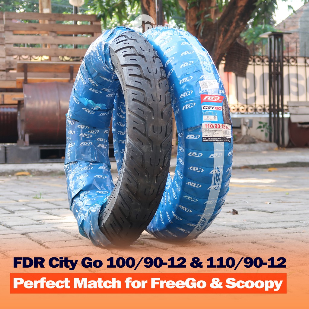 Jual FDR CITY GO 100/90-120 110/90-12 Ban Honda Scoopy Yamaha FreeGo ...