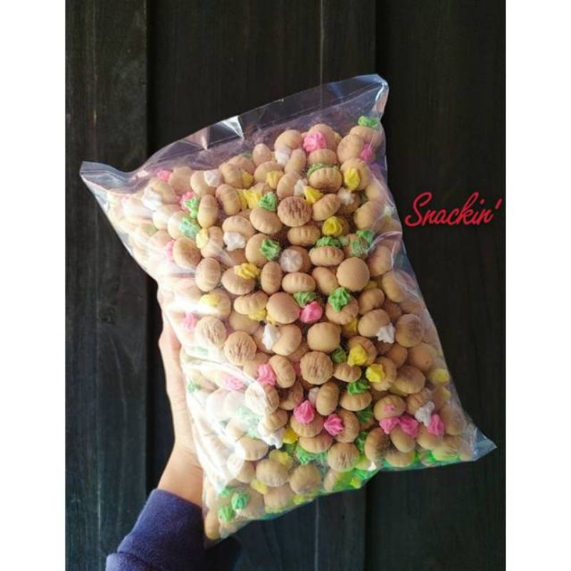 Jual 250 gr biskuit monas/biskuit gem rose |snack kiloan murah |jajanan ...
