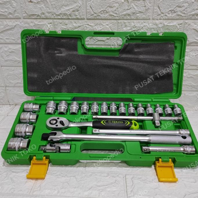 Jual KUNCI SOK TEKIRO 8-32 MM 24 PCS BOX PLASTIK / SOK SET TEKIRO 8-32 MM | Shopee Indonesia