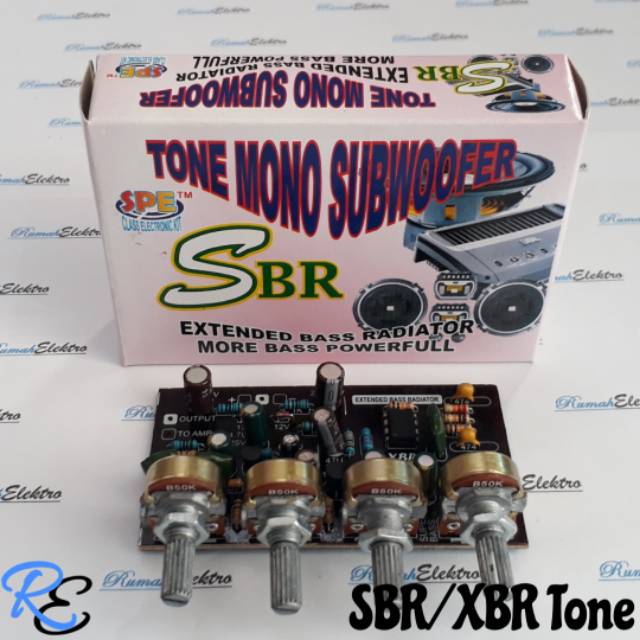 Jual SBR XBR Tone Control mono plus Subwoofer | Shopee Indonesia