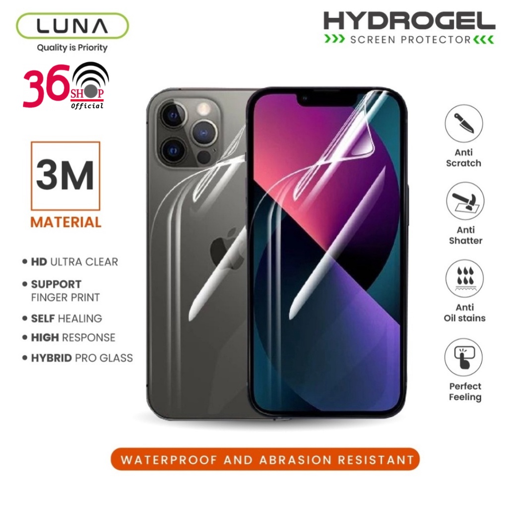 Jual Luna Hydrogel [ Tempered Glass ] Segala type Handphone dan Tablet ...