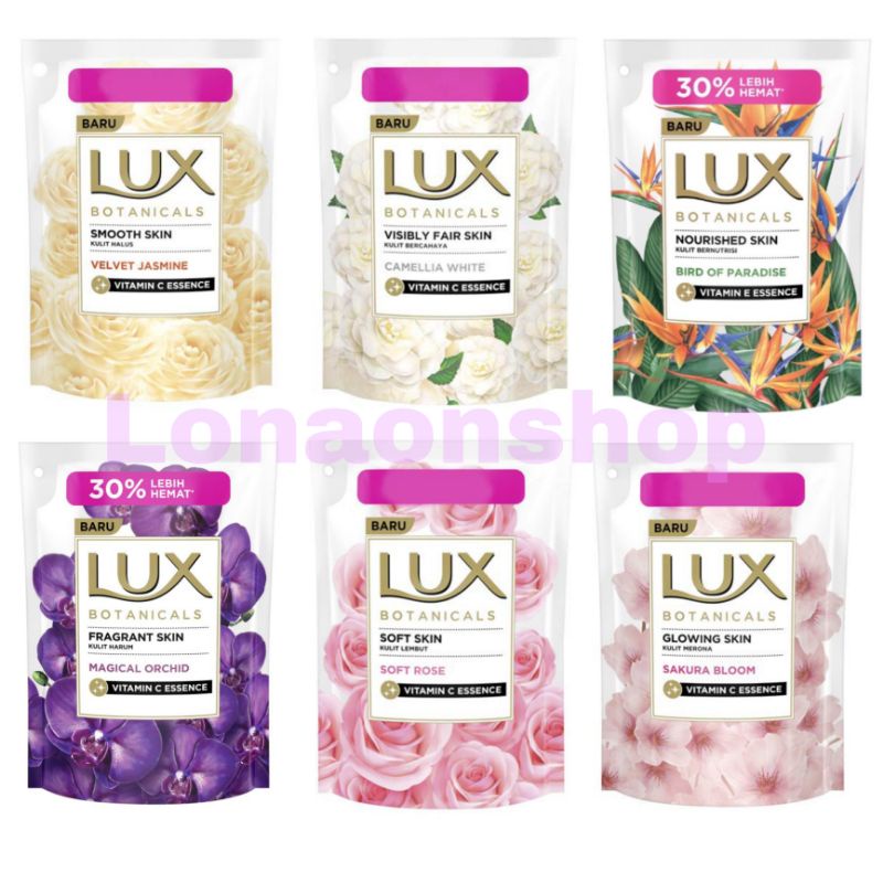 Jual Lux Botanicals Body Wash / Sabun Mandi Cair magical orchid , bird of paradise , camelia ...