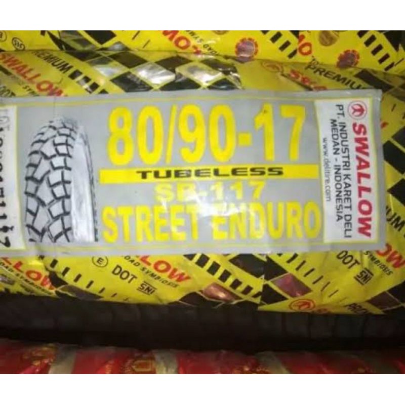 Jual Ban luar swallow sb117 ring 17 street enduro tubeless dual purpose | Shopee Indonesia