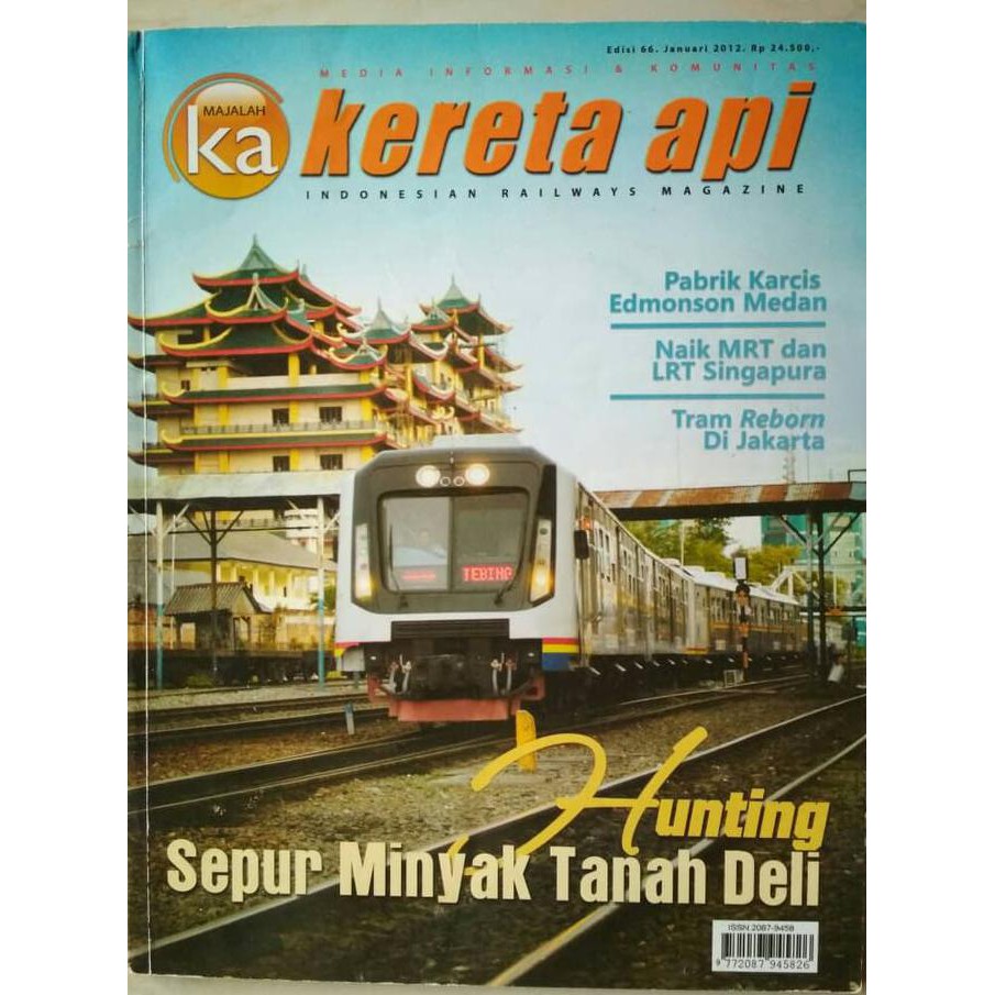 Jual Majalah Kereta Api Edisi 66 Januari Tahun 2012 | Shopee Indonesia