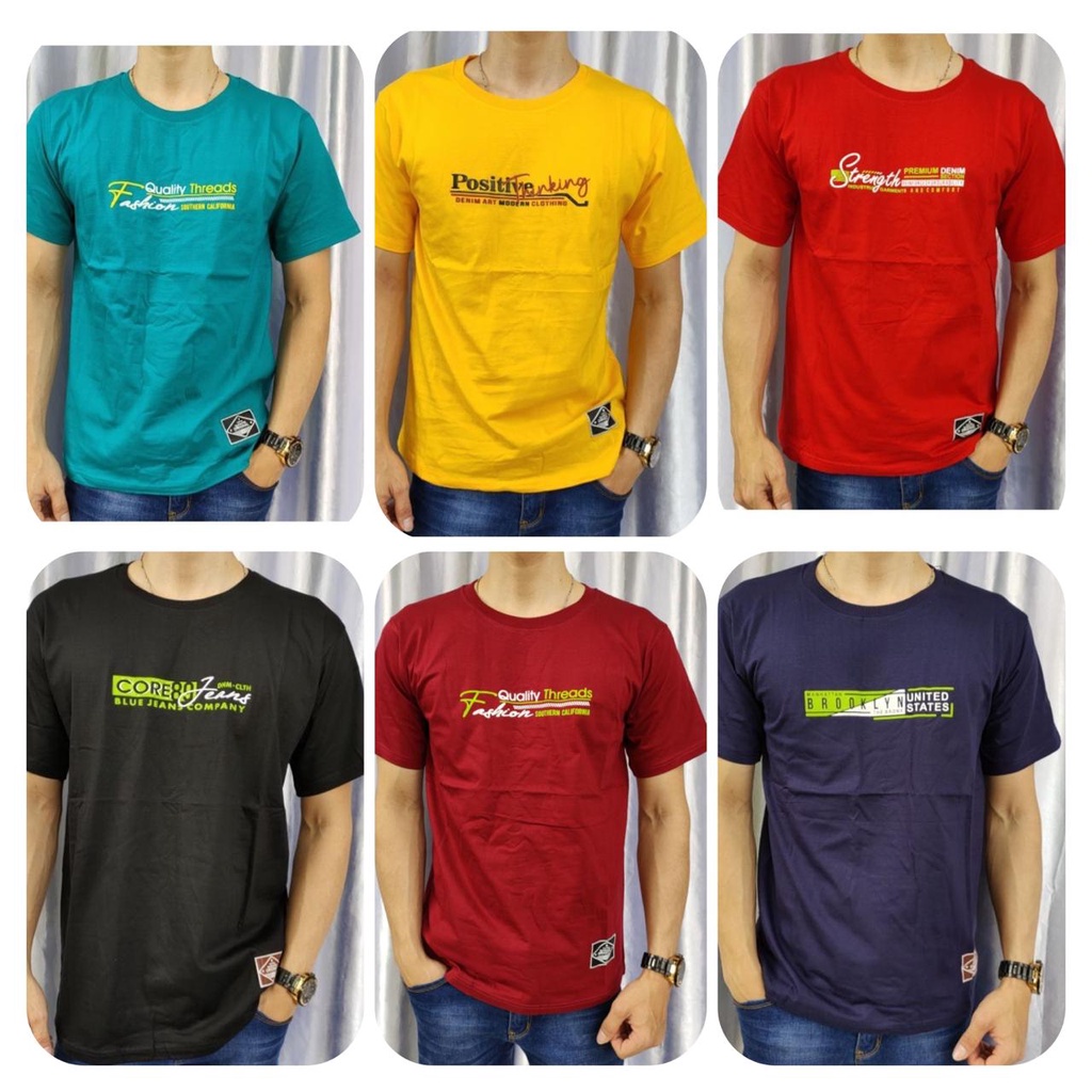 Jual Baju Kaos Oblong Gambar Simple Pendek Distro Ukuran XL Catun ...