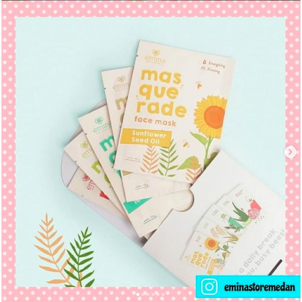 Jual Masker wajah Emina Masquerade Sheet Mask 23 g | Shopee Indonesia