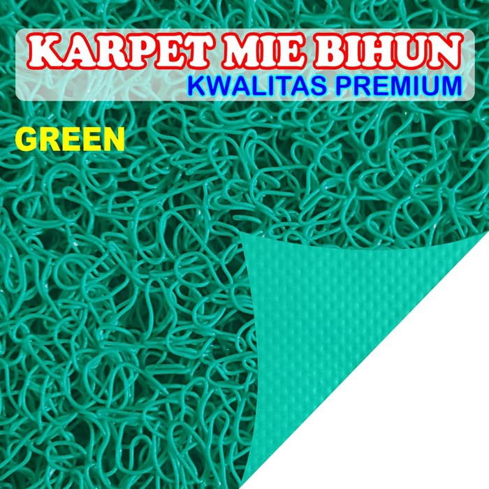 Jual Karpet Lantai Mie Bihun Meteran Premium Green - Hijau | Shopee ...