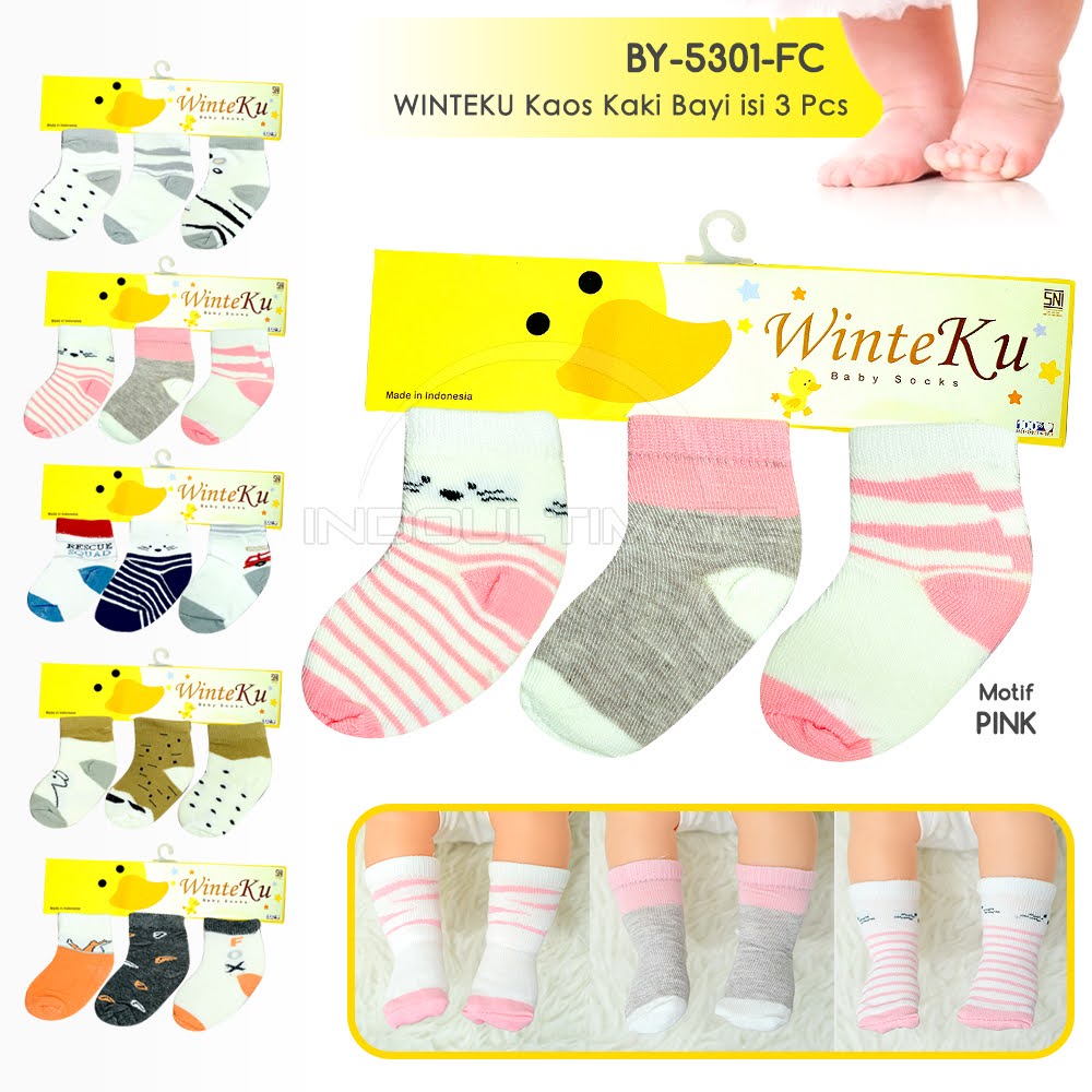 Jual Kaos Kaki Bayi Karakter Alas Kaki Bayi Cowok Cewek Baru Lahir Pelindung Kaki Bayi 3in1 ...