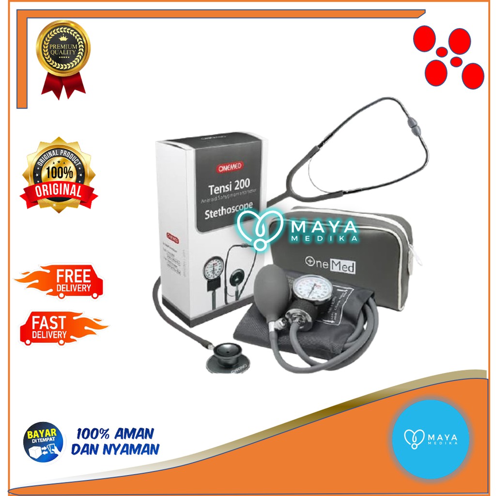 Jual Tensi Aneroid 200 + Stetoskop (set ) | Shopee Indonesia