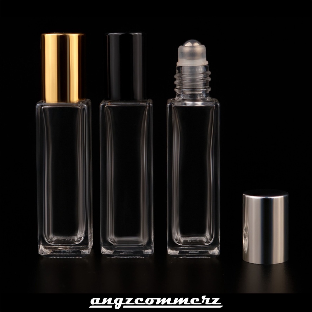 Jual Botol Roll on 30 ml Kotak Body Clear Elegant Clear Square botol ...