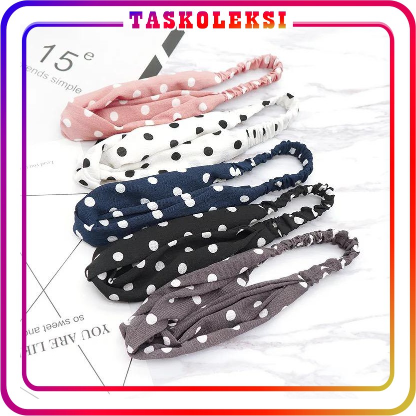 Jual ☛TK☚ R071 Bando Korea Bandana Motif Starry Rajut Bendo HeadBand ...
