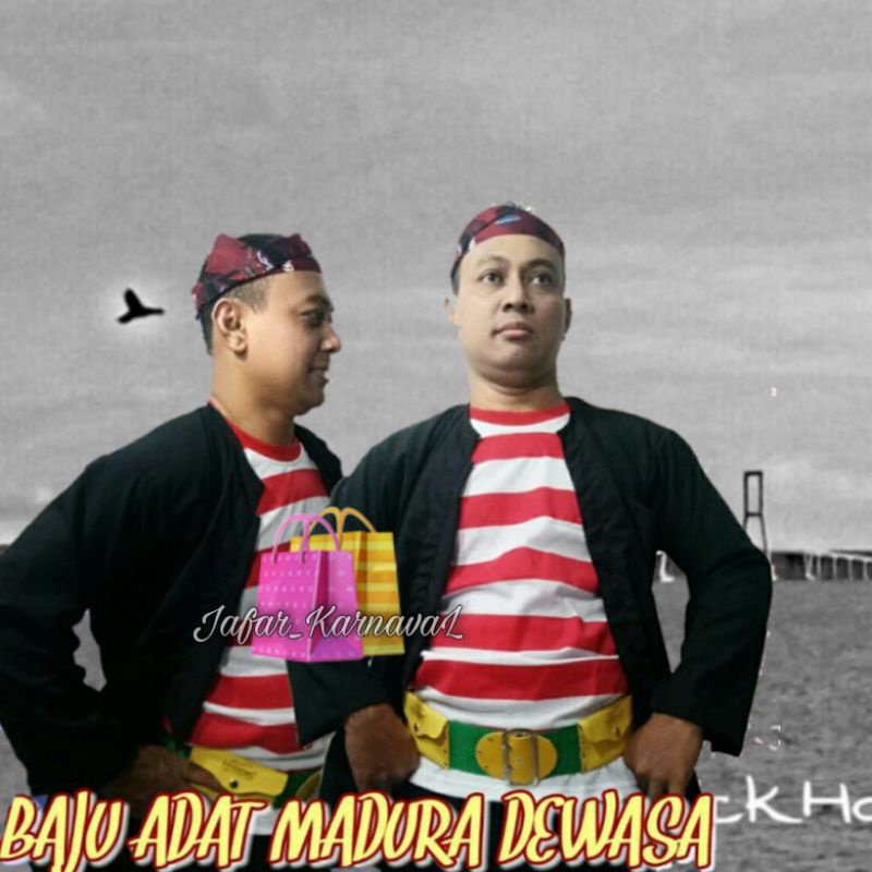 Jual BAJU SAKERA DEWASA, BAJU SETELAN ADAT MADURA SAKERA DEWASA, BAJU ...