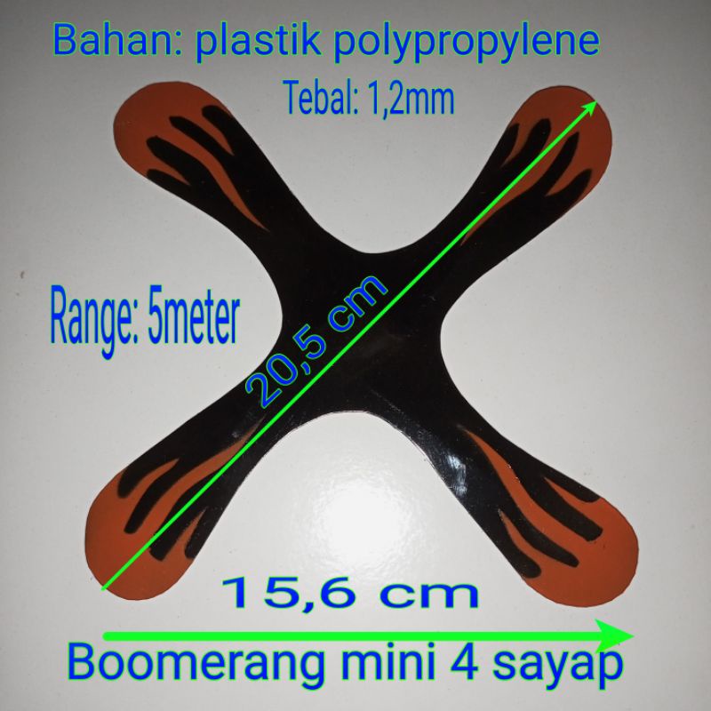 Jual Boomerang indoor 4 sayap | Shopee Indonesia