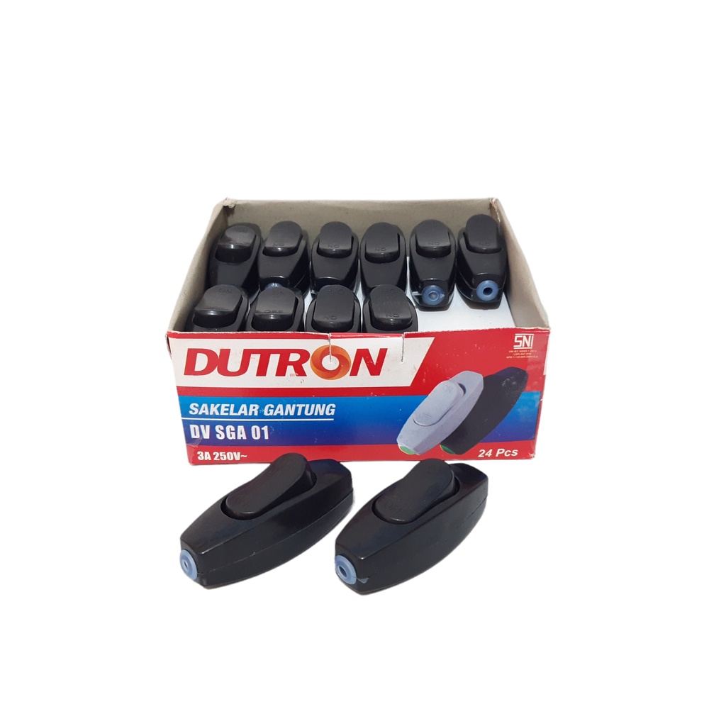 Jual PAKET 24 Pcs DUTRON Saklar Lampu Gantung Switch ON/OFF | Shopee ...