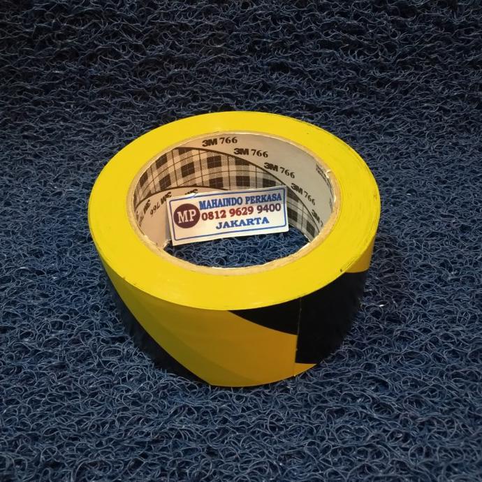 Jual Promo!! 3M 766 Lakban Lantai / Floor Marking Tape Kuning-Hitam 2"X 33 Meter | Shopee Indonesia