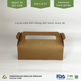 Jual Gable Box / Gable Box Bolu Gulung / Kotak Kue / Box Makanan / Dus ...