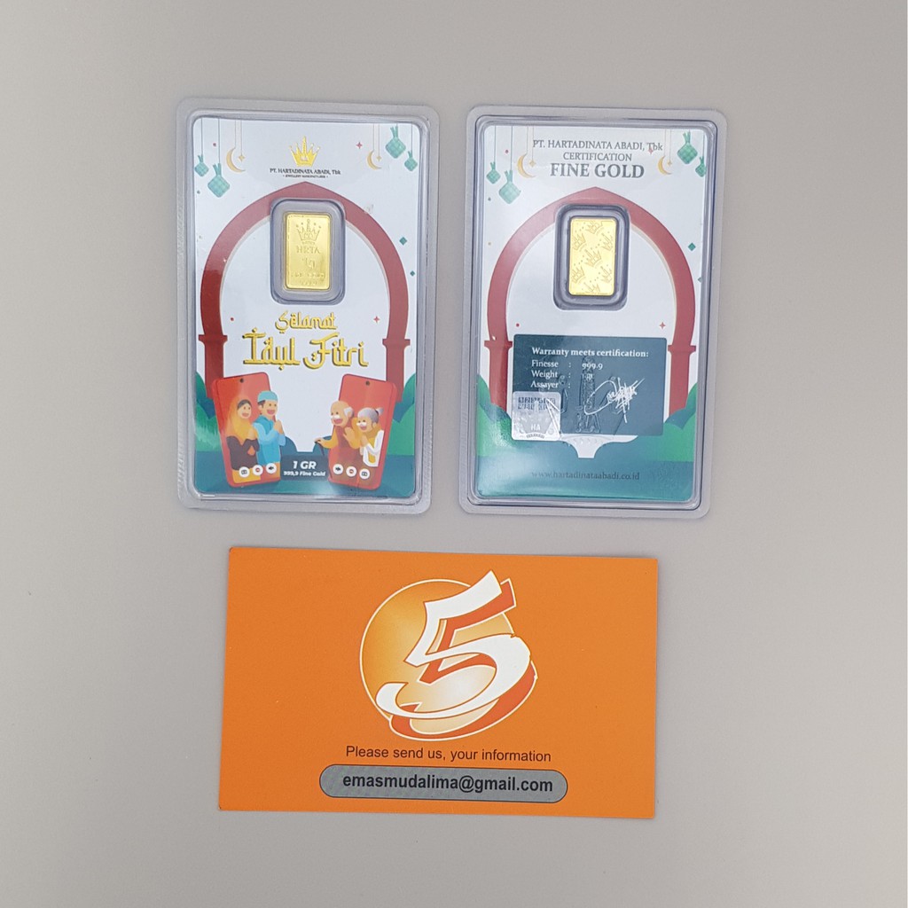 Jual LM Emas Logam Mulia Hartadinata Edisi Idul Fitri Putih Selamat ...