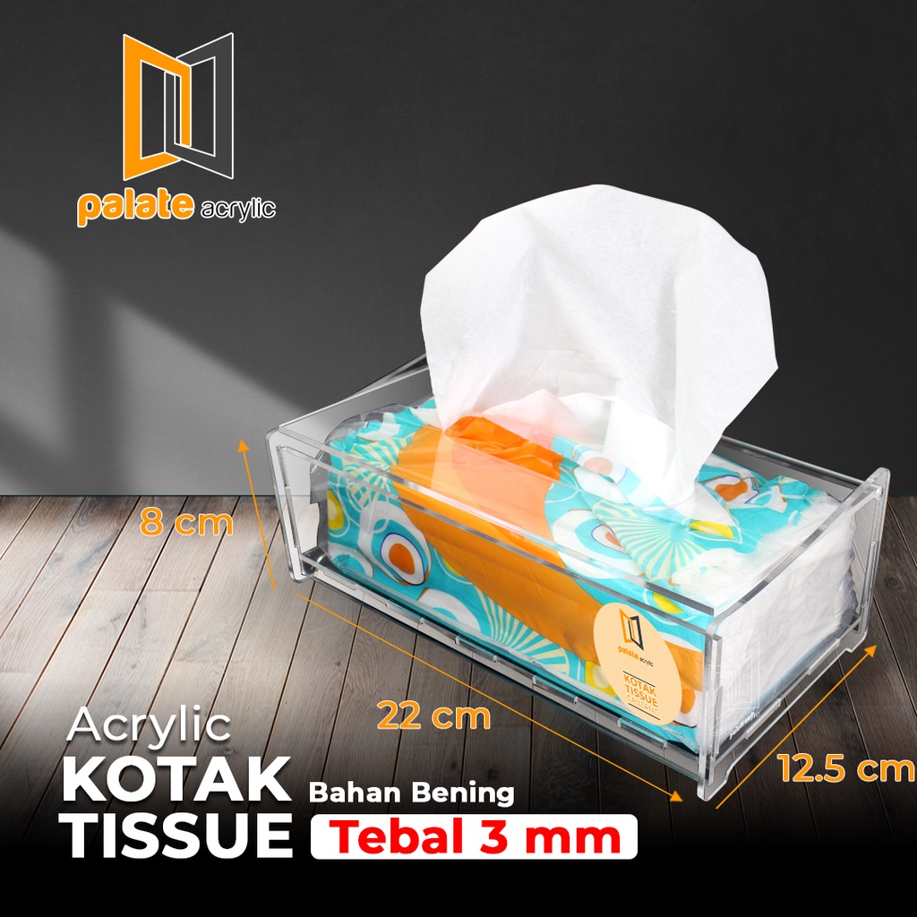 Jual ACRYLIC TEMPAT TISSUE BESAR / TISSUE BOX BESAR | Shopee Indonesia