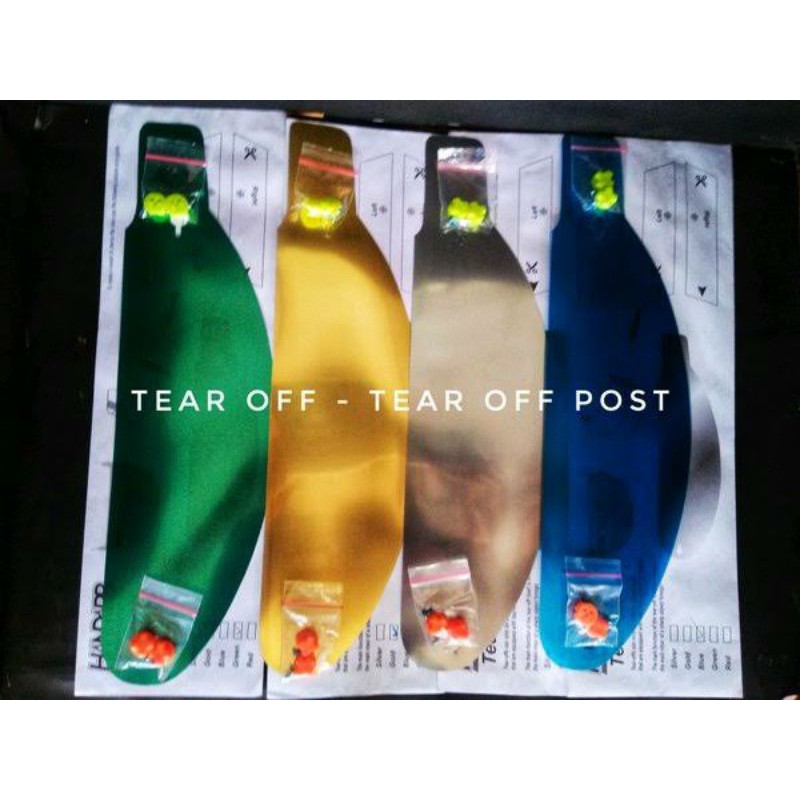 Jual Tear Off + Tear Off Post Full Set untuk Helm KYT dan NHK Full Face ...