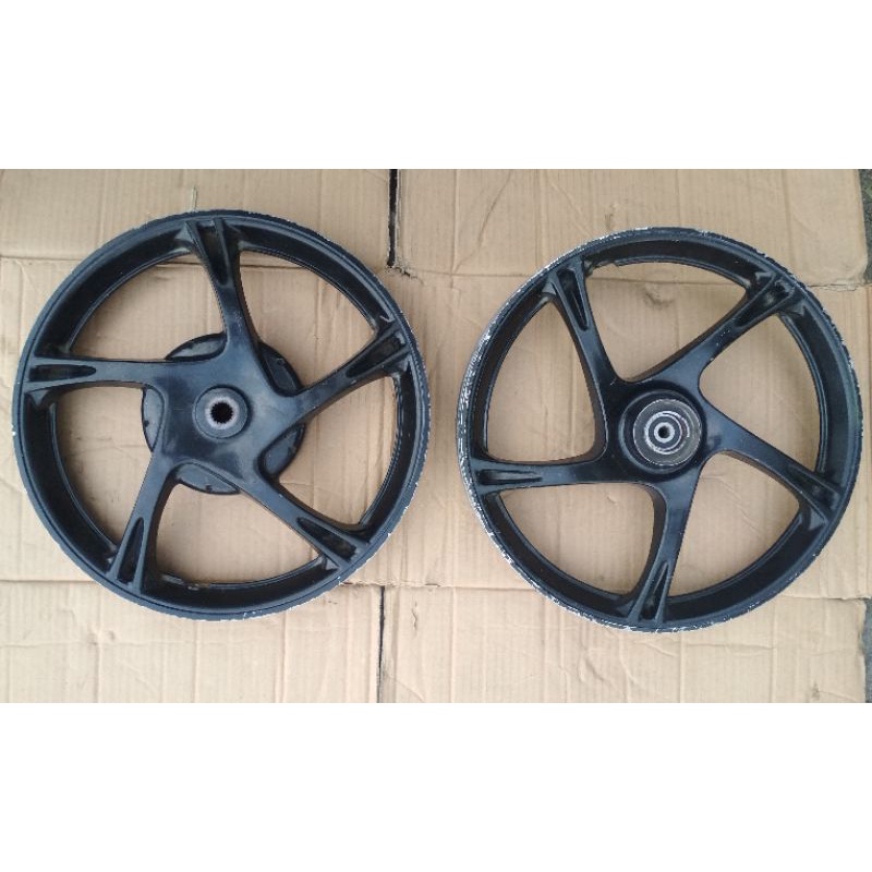 Jual Velg MIO SMILE, MIO SOUL KARBU, MIO SPORTY SATU SET DEPAN BELAKANG ...
