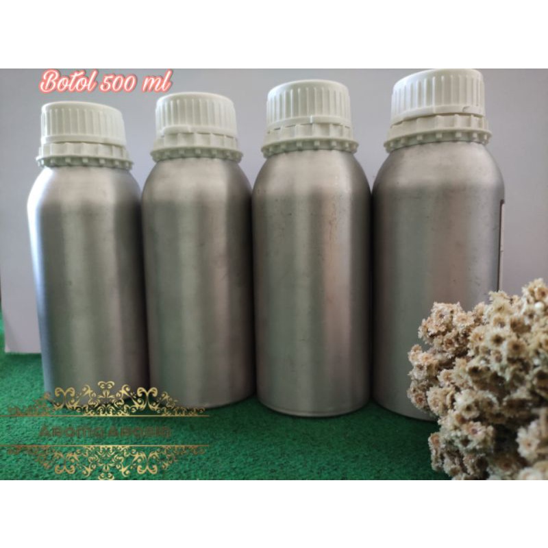 Jual Botol kaleng silver/botol parfum 500 ml/ botol alumunium kosong ...