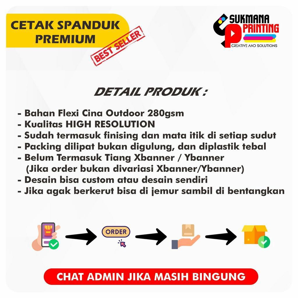Jual CETAK SPANDUK BANNER TELOR GULUNG/BAHAN SPANDUK FLEXI 280gr ...
