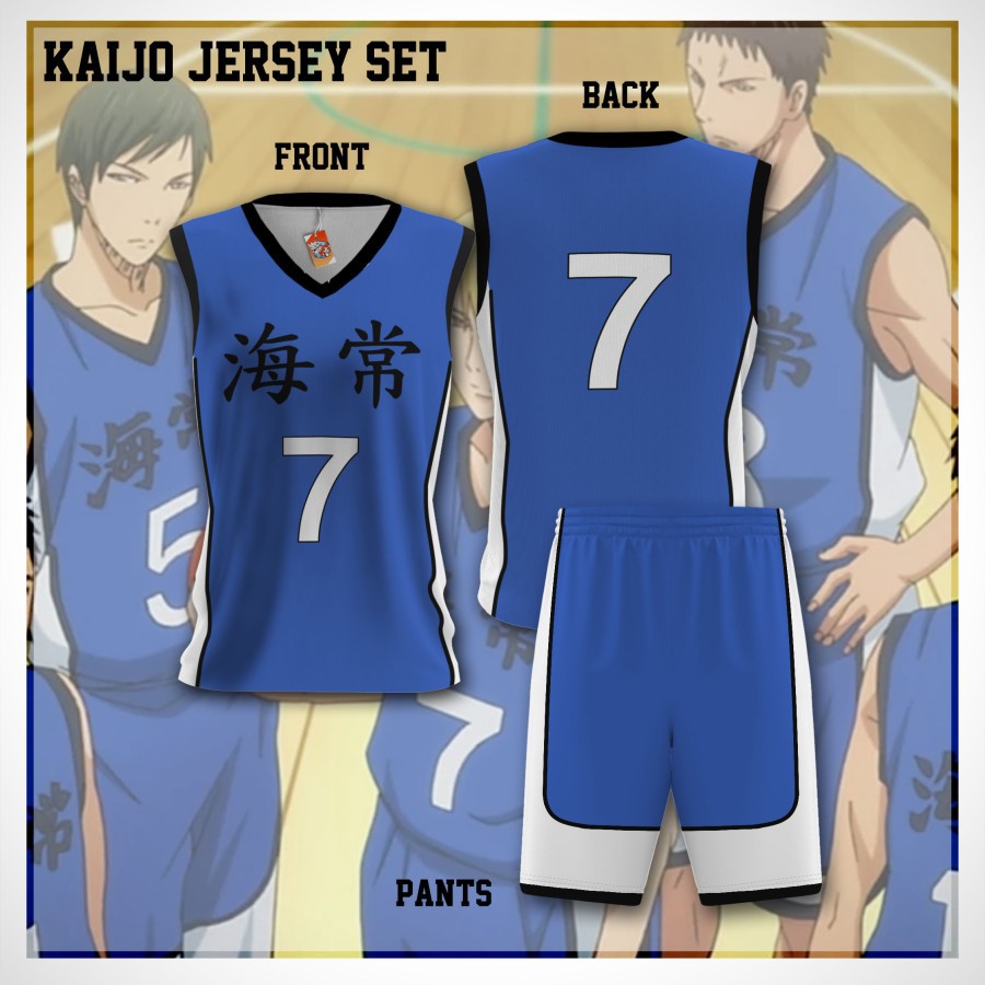 Jual baju Jersey Baju Kaos Setelan BasketBall Costume Anime Kuroko No ...