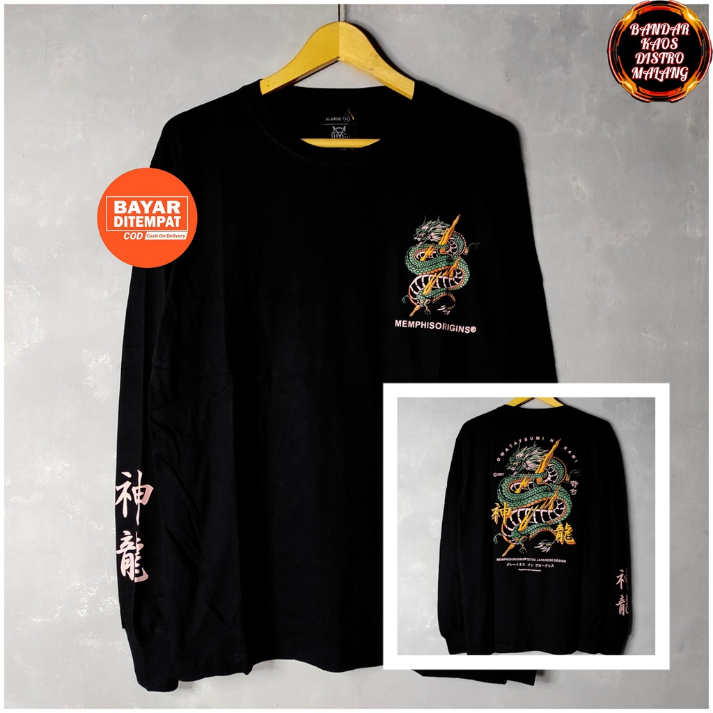 Jual Kaos Lengan Panjang Pria Distro Baju Longsleeve Cowok Dewasa ...