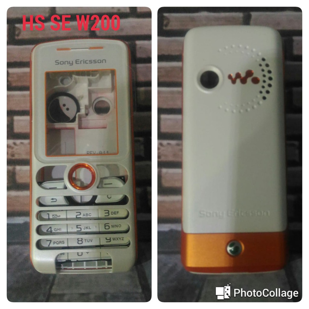 Jual Casing Fullset Tulang Housing Sony Ericsson W200 Original Full ...