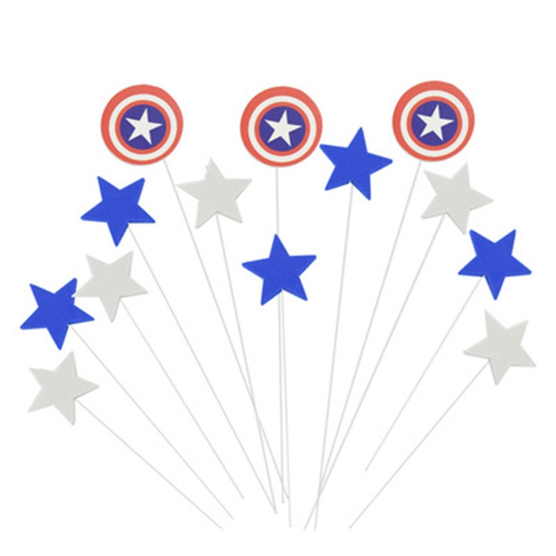 Jual Topper cake captain america/Topper cake batman/Topper pesawat ...
