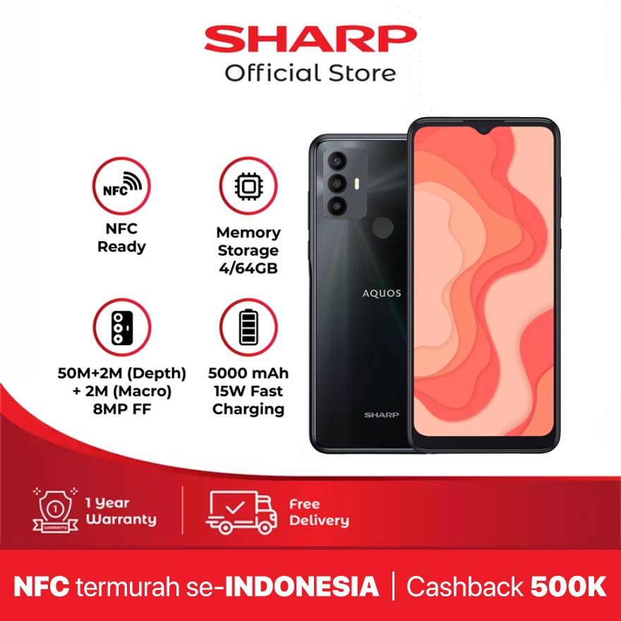 Jual SHARP Aquos V6 Plus 4GB/64GB - Grey | Shopee Indonesia