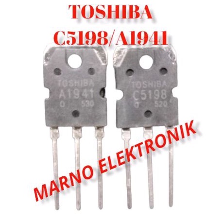 Jual TR TOSHIBA C5198 A1941 TRANSISTOR C5198/A1941 ORIGINAL STANDAR | Shopee Indonesia