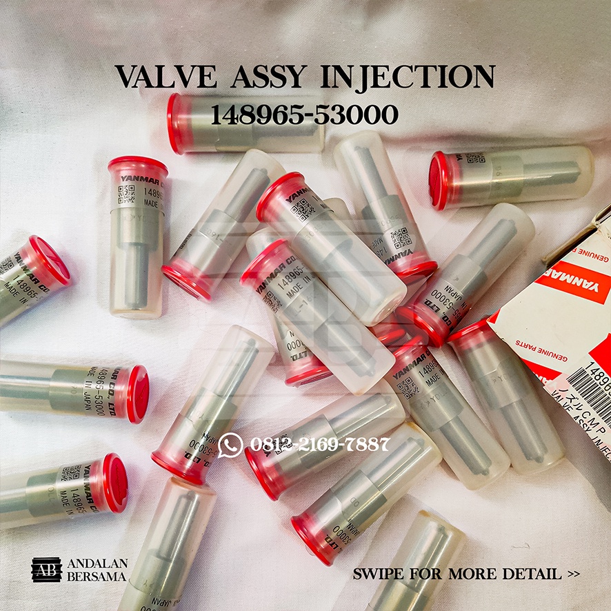 Jual Valve Assy Injection 148965-53000 YANMAR ORIGINAL MURAH | Shopee ...