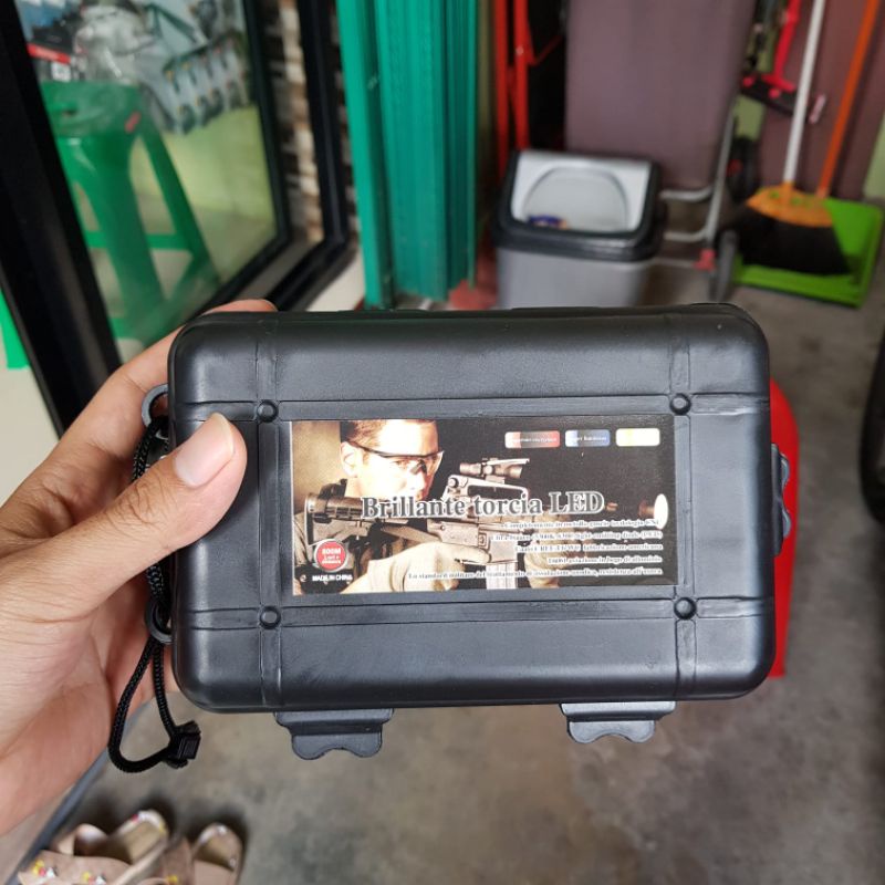 Jual Kotak penyimpanan Hitam Box senter LED Box universal Box alat2 ...