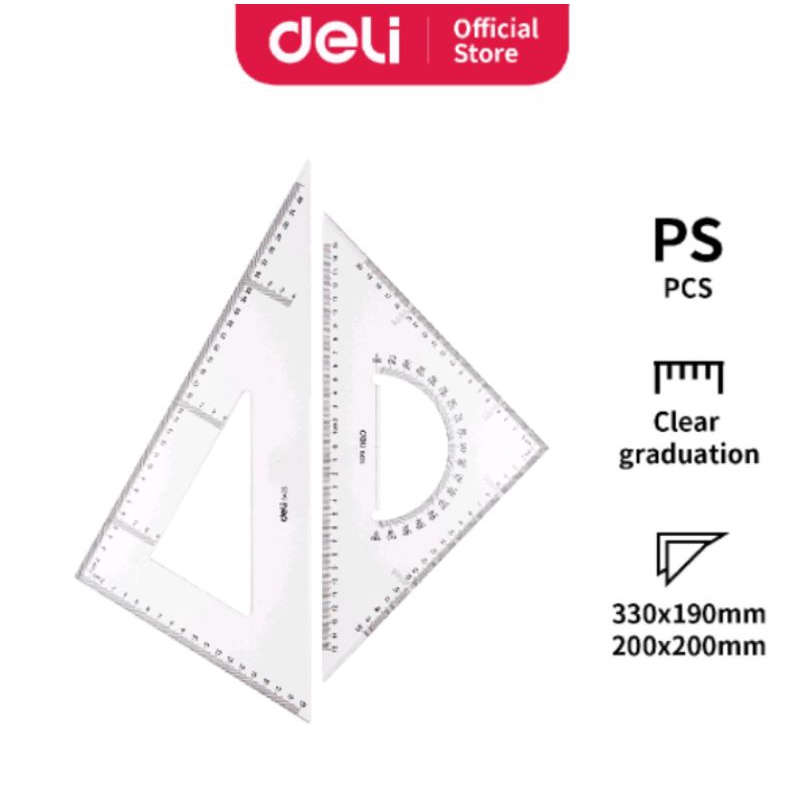 Jual DELI MISTAR PENGGARIS SEGITIGA E6435 SETARA ZIEGEL | Shopee Indonesia