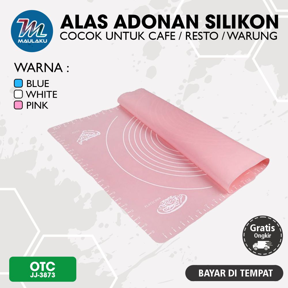 Jual Alas Mat Adonan Kue Roti Pizza Fondant Silikon 50x40 Cm | Shopee ...