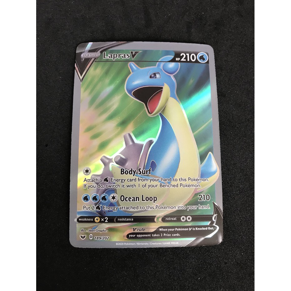 Jual Kartu Pokemon TCG V Series Sword & Shield Basic Lapras V | Shopee ... Jual Kartu Pokemon TCG V Series Sword & Shield Basic Lapras V | Shopee ...