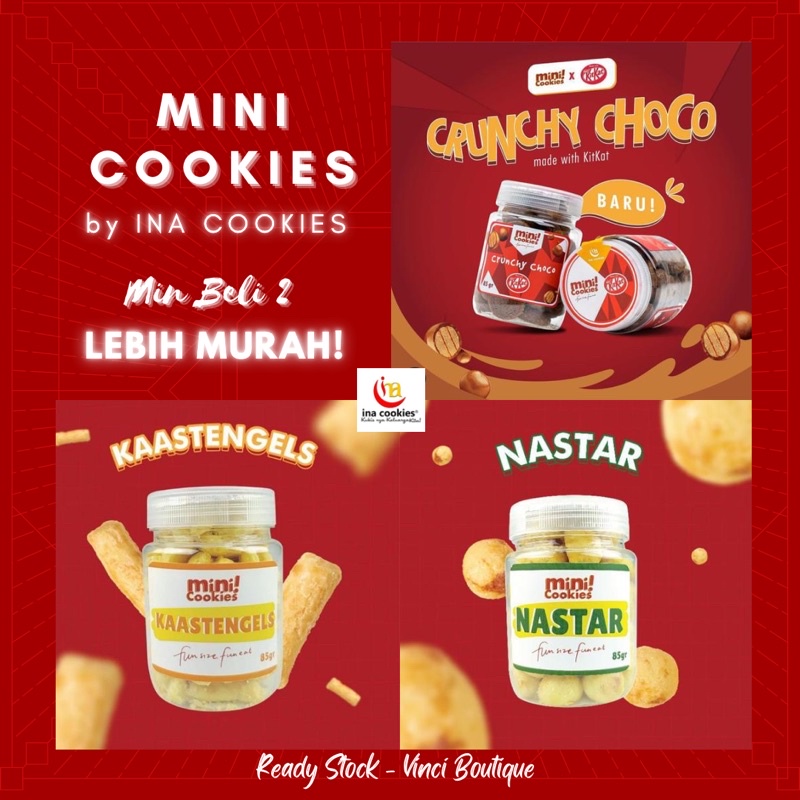 Jual Ina Cookies Mini Cookies (Toples Mini) | Shopee Indonesia