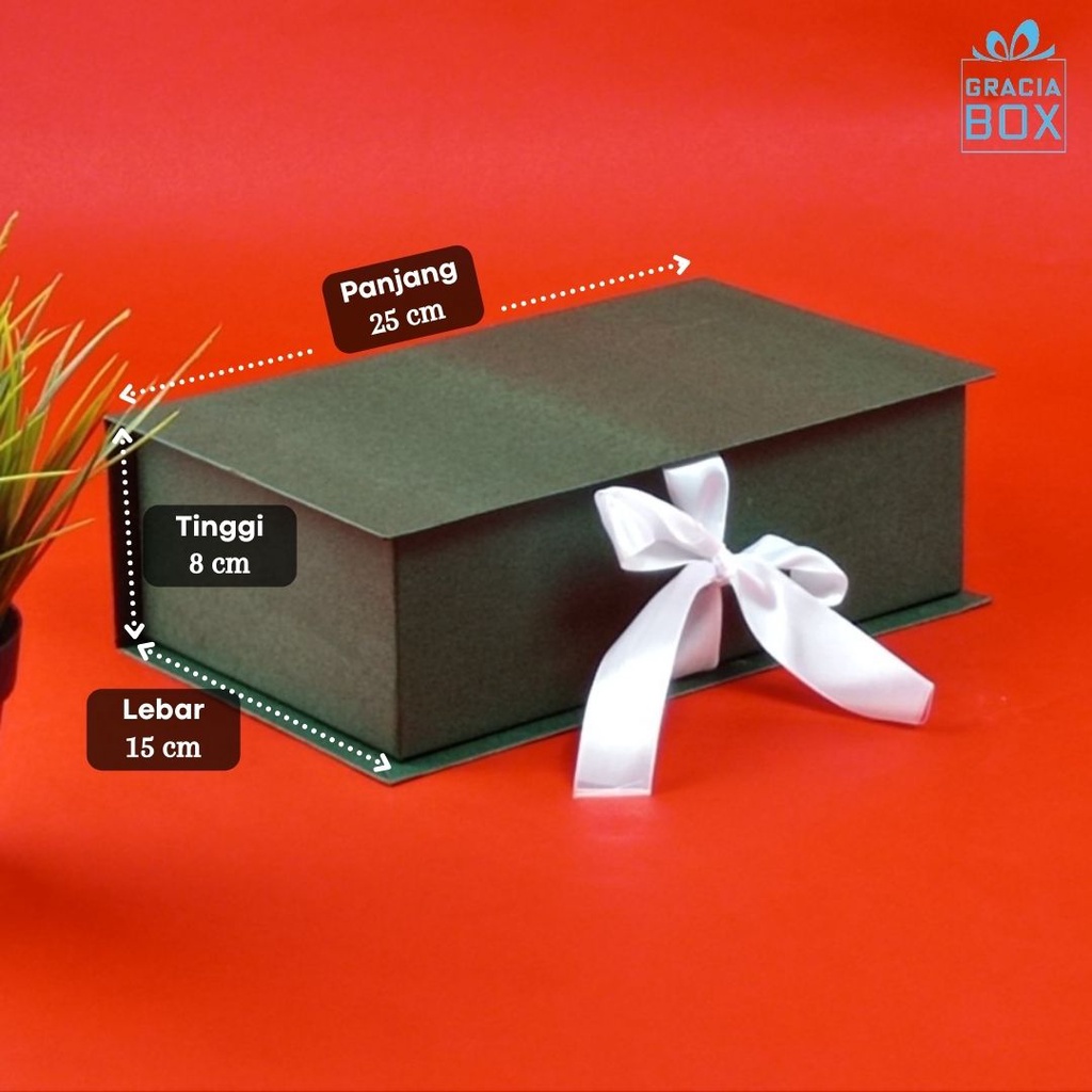 Jual BOX HAMPER - HARDBOX - KOTAK KADO - ukuran 25 cm x 15 cm x 8 cm | Shopee Indonesia