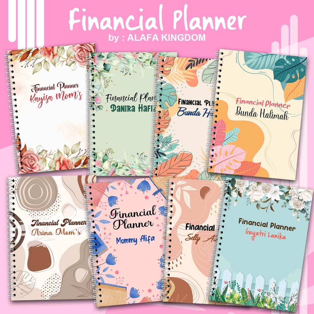Jual AlafaKingdom Financial Planner / Buku Catatan Keuangan Custom ...