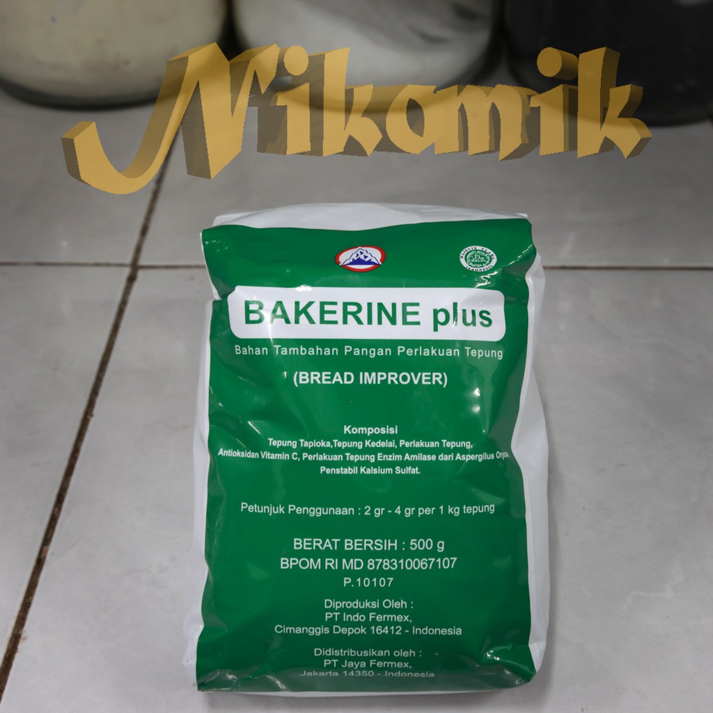 Jual Bread Improver Bakerine Plus Ragi Instan 500Gr | Shopee Indonesia